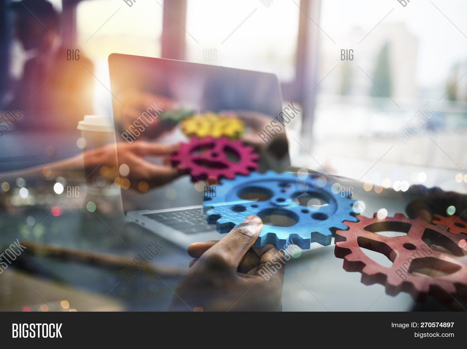Business People Gears Image & Photo (Free Trial) | Bigstock