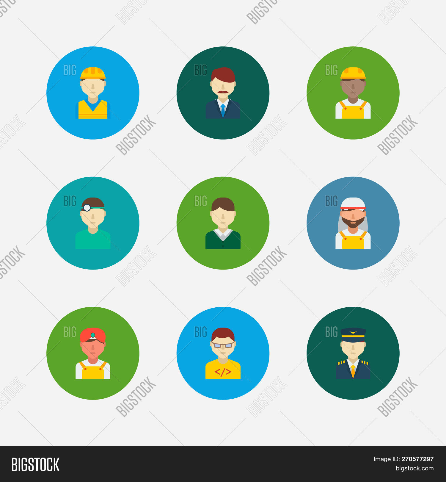 Professional Icons Set Image & Photo (Free Trial) | Bigstock
