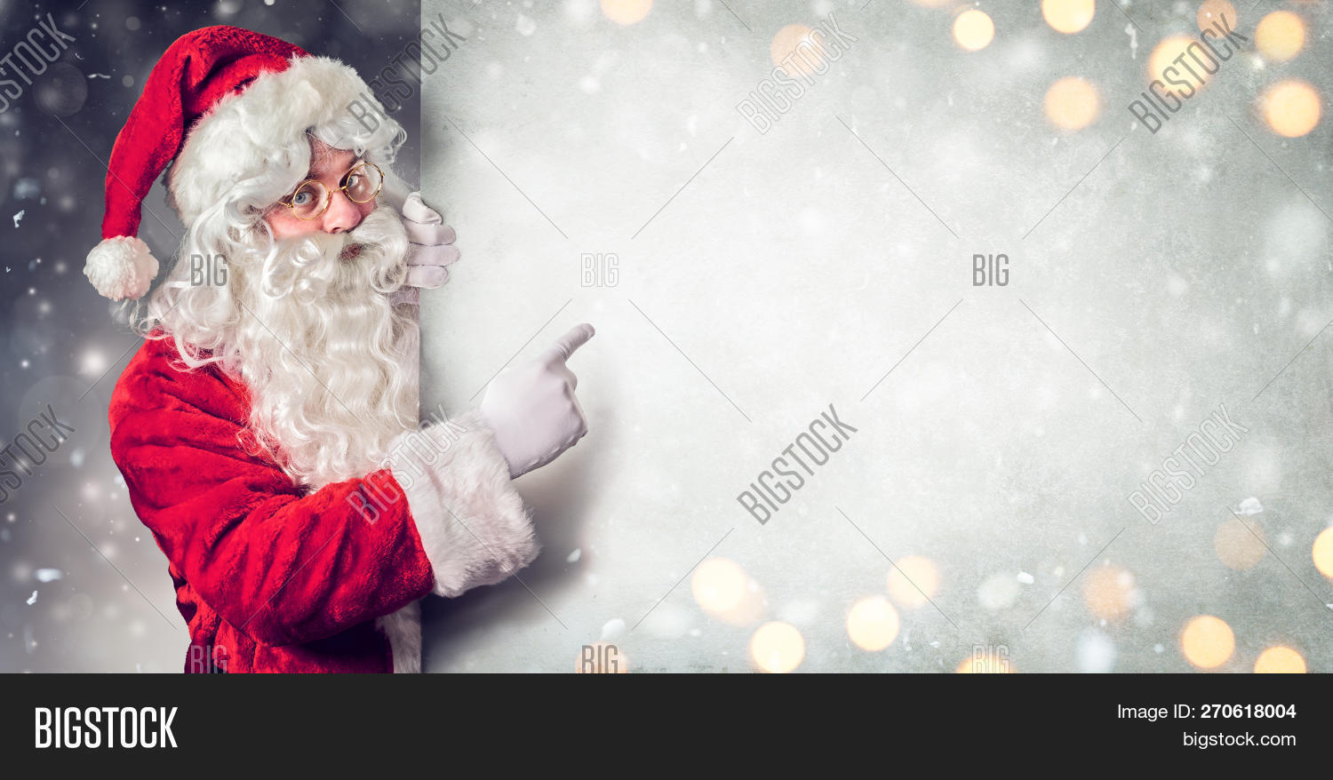 Santa Claus Pointing Image & Photo (Free Trial) | Bigstock