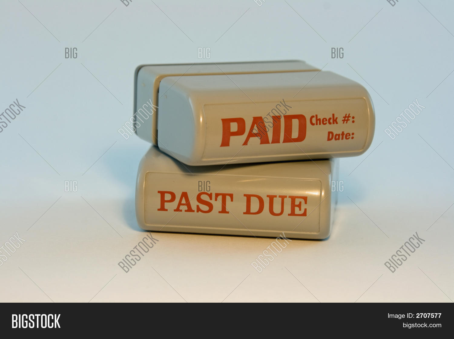 Paid Past Due Stamps Image & Photo (Free Trial) | Bigstock