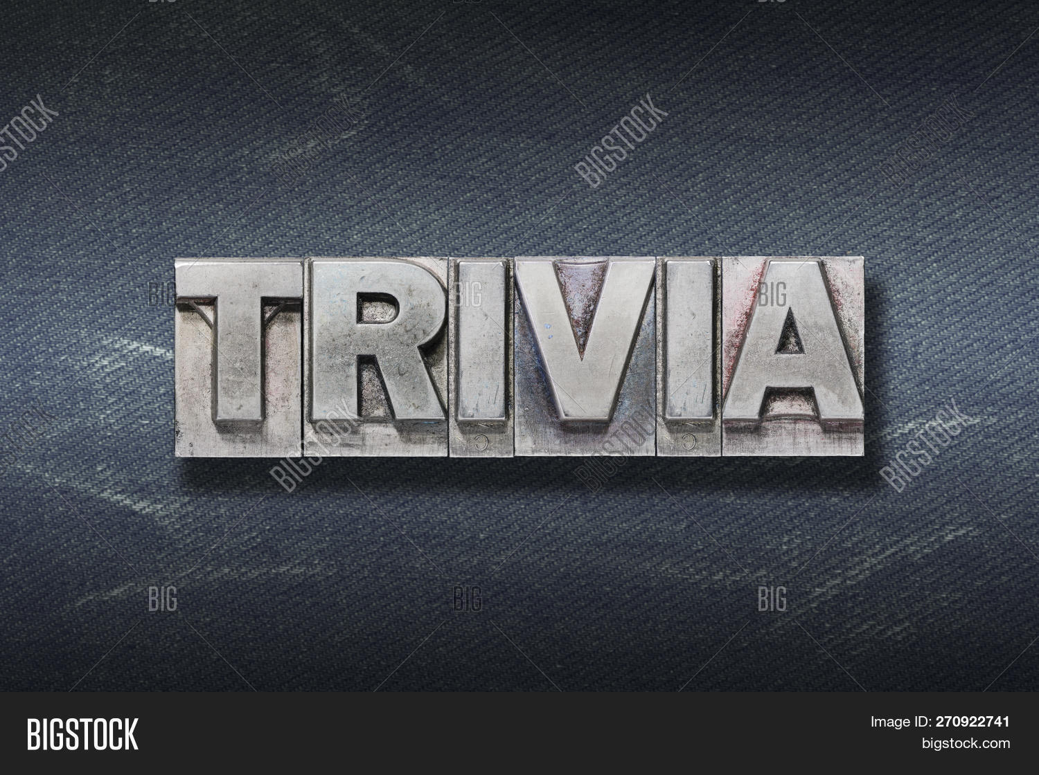Trivia Word Made Image & Photo (Free Trial) | Bigstock