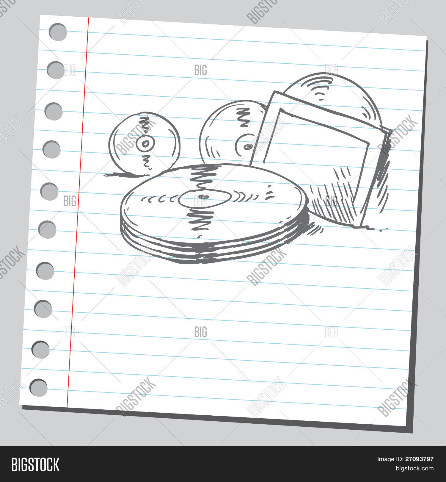 Drawing Vinyl Records Vector & Photo (Free Trial) | Bigstock