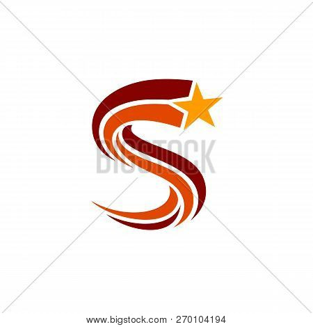 Letter S Star Logo Vector & Photo (Free Trial) | Bigstock