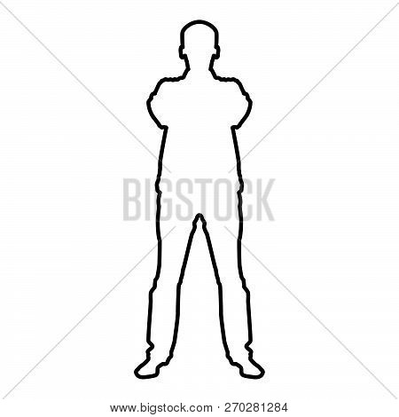 Confident Person Clipart Black And White