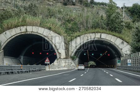 Four Lane Road Passing Image & Photo (Free Trial) | Bigstock