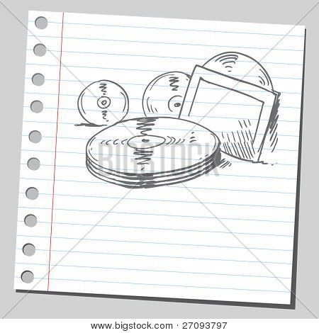 Drawing Vinyl Records Vector & Photo (Free Trial) | Bigstock