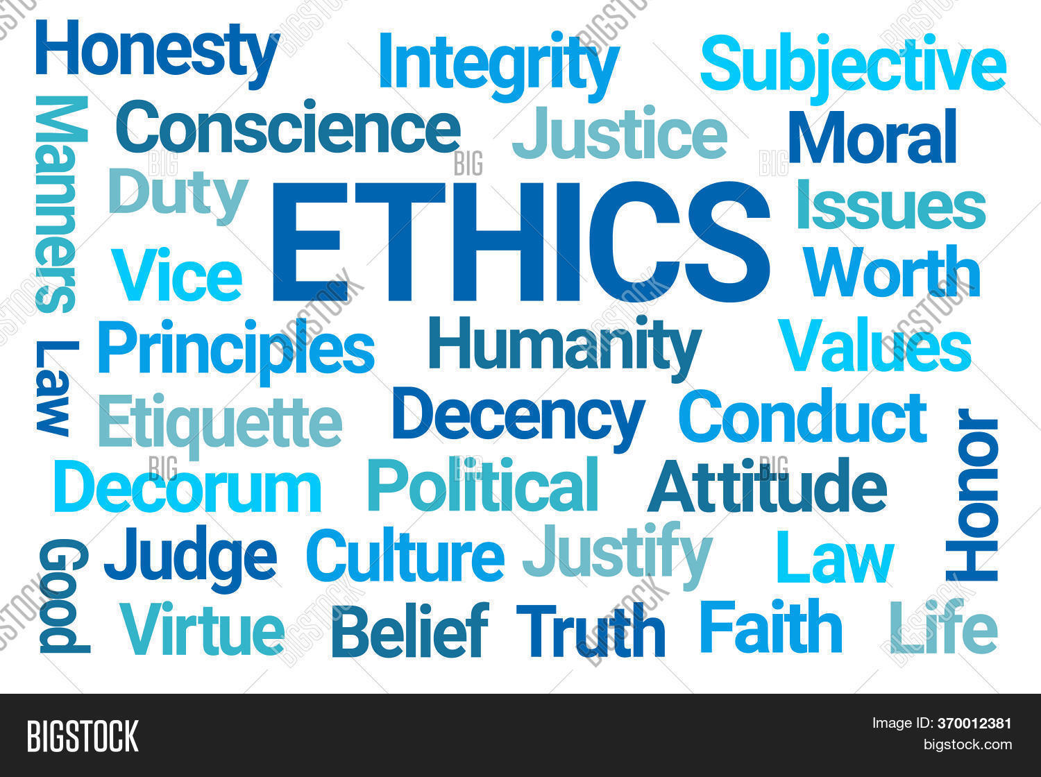 Ethics Word Cloud On Image & Photo (Free Trial) | Bigstock