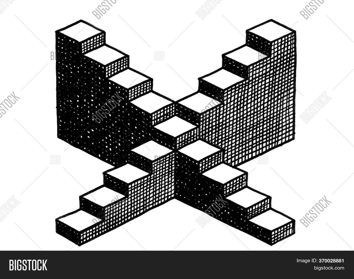 Freehand Isometric Image & Photo (Free Trial) | Bigstock
