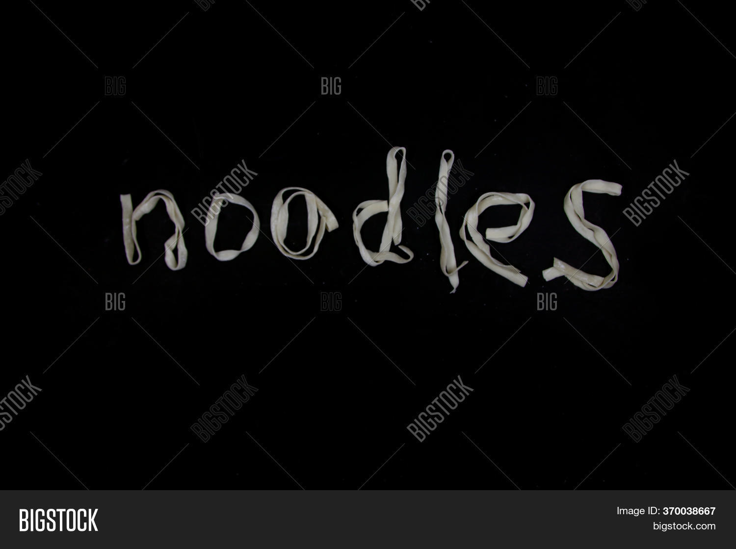 Lettering Noodles, Image & Photo (Free Trial) | Bigstock