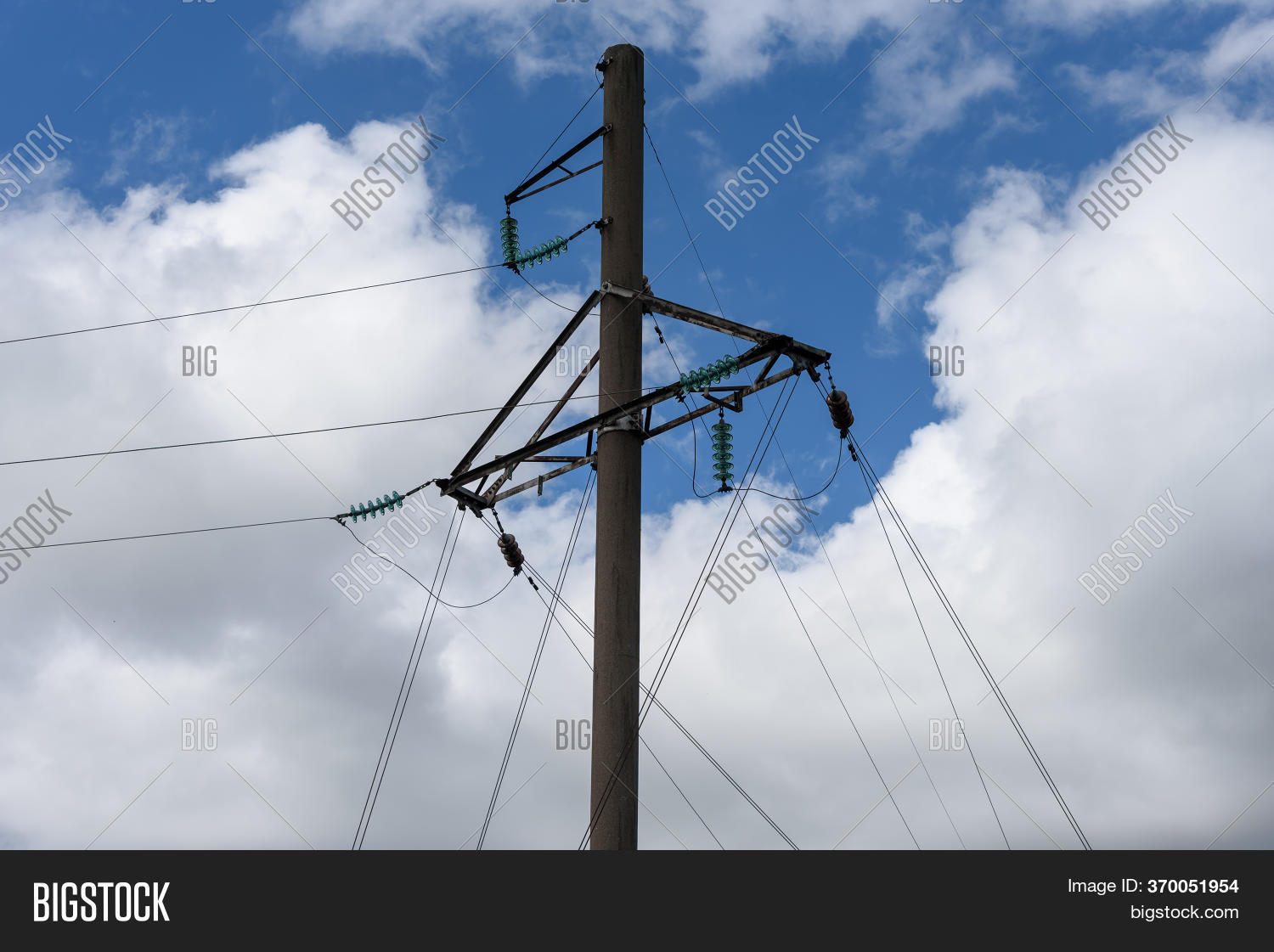 Power Line Post Image & Photo (Free Trial) | Bigstock