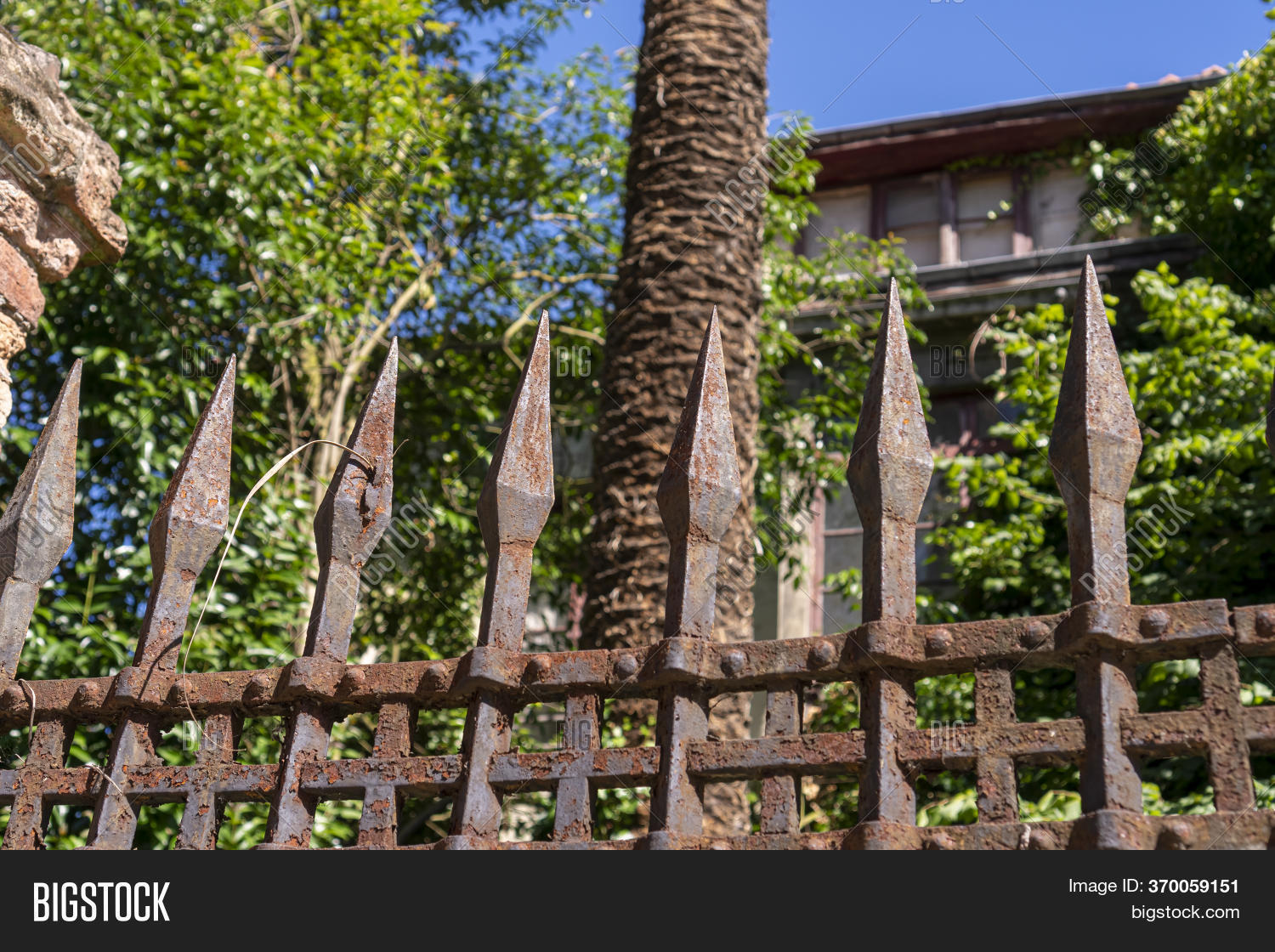 Rusty Metal Fence Image & Photo (Free Trial) | Bigstock