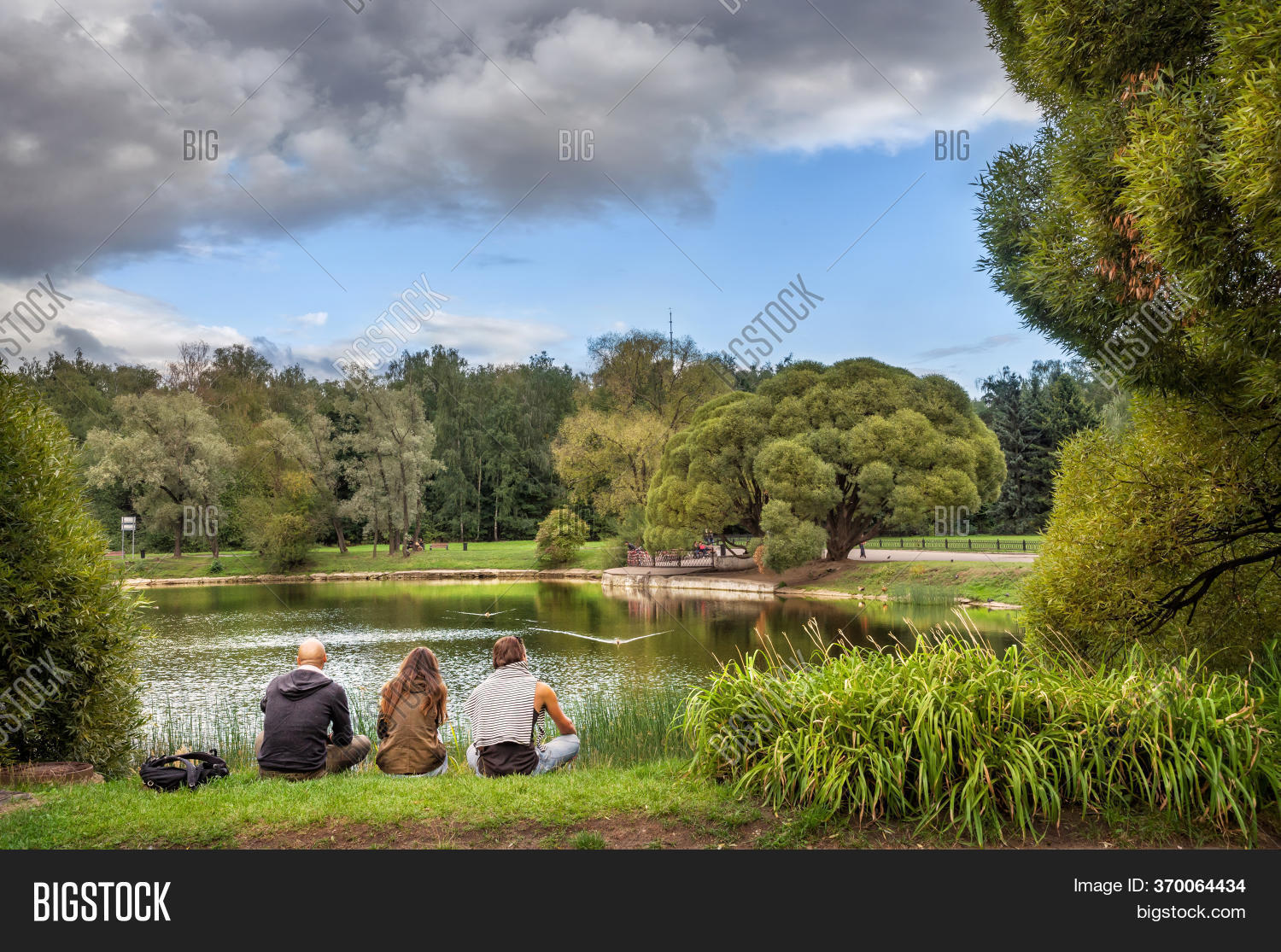 Two Men One Girl Image And Photo Free Trial Bigstock
