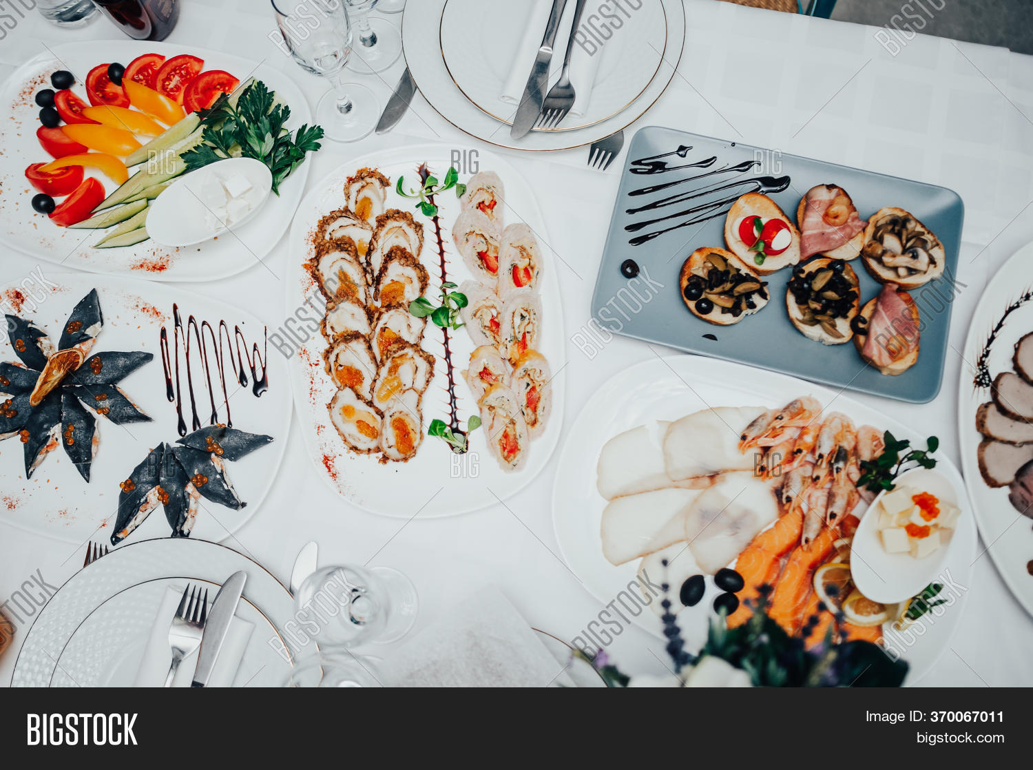 Table Filled Food Image & Photo (Free Trial) | Bigstock