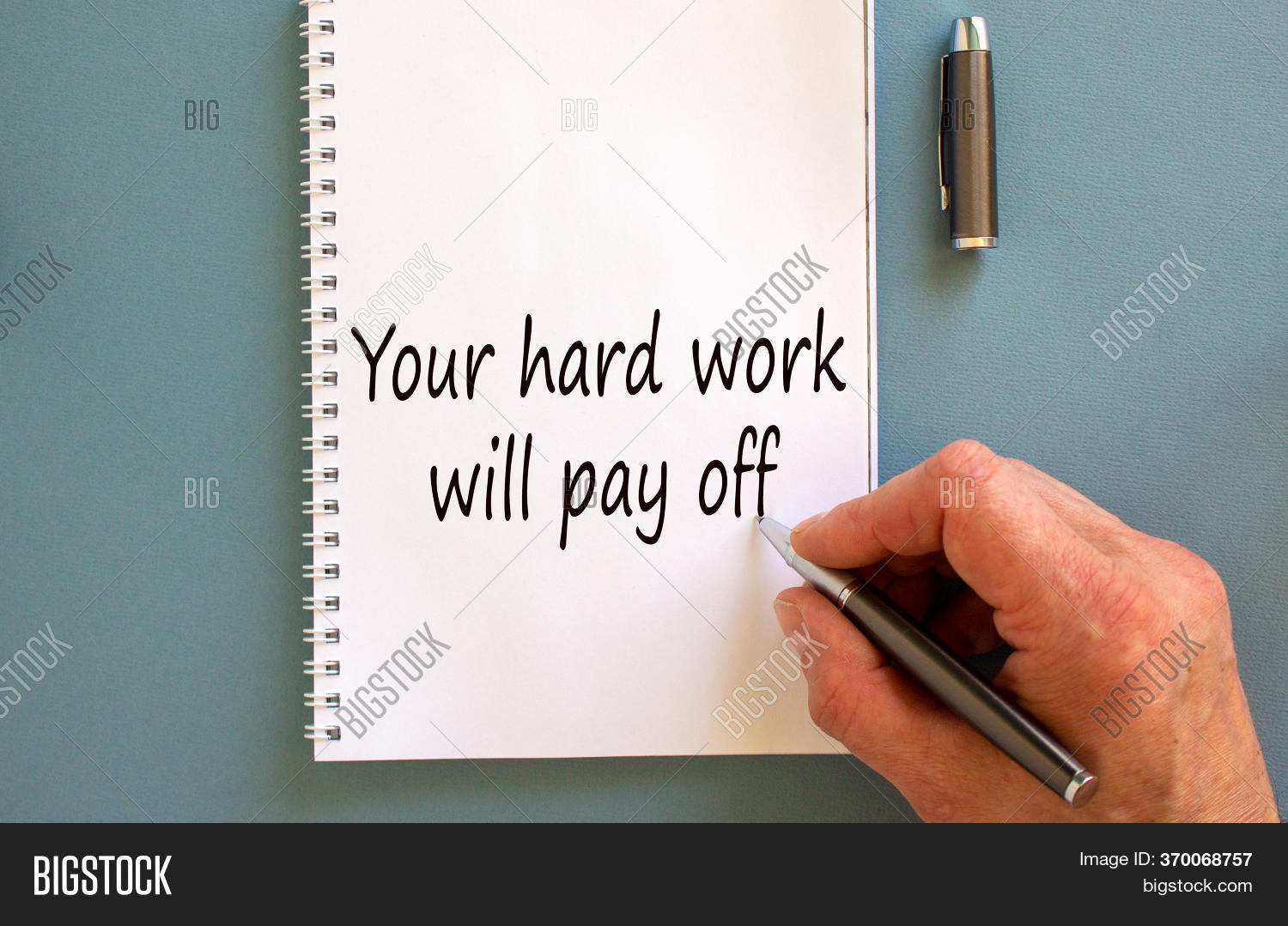 Hand Writing 'your Image & Photo (Free Trial) | Bigstock
