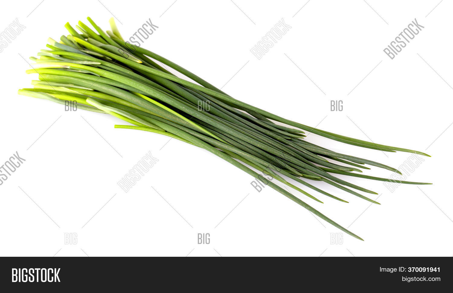 Green Onion Isolated Image & Photo (Free Trial) | Bigstock