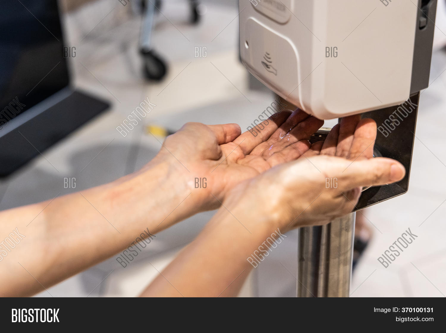 Person Sanitizing Image & Photo (Free Trial) | Bigstock