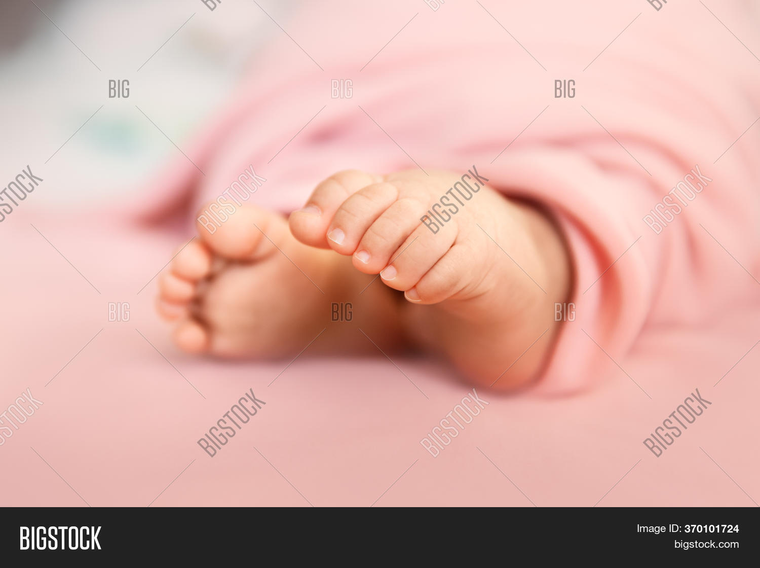 Baby Girl Tiny Toes On Image & Photo (Free Trial) | Bigstock