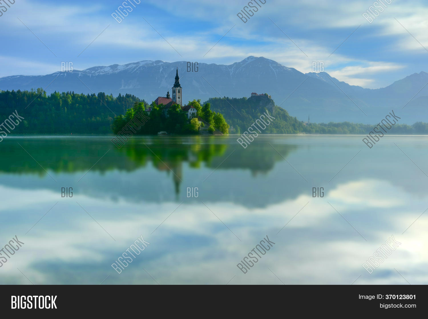 Beautiful Morning Lake Image & Photo (Free Trial) | Bigstock