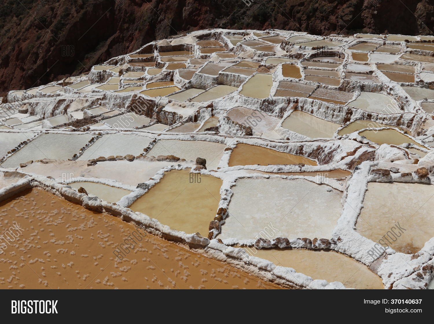 Inca Salt Mines Maras Image & Photo (Free Trial) | Bigstock