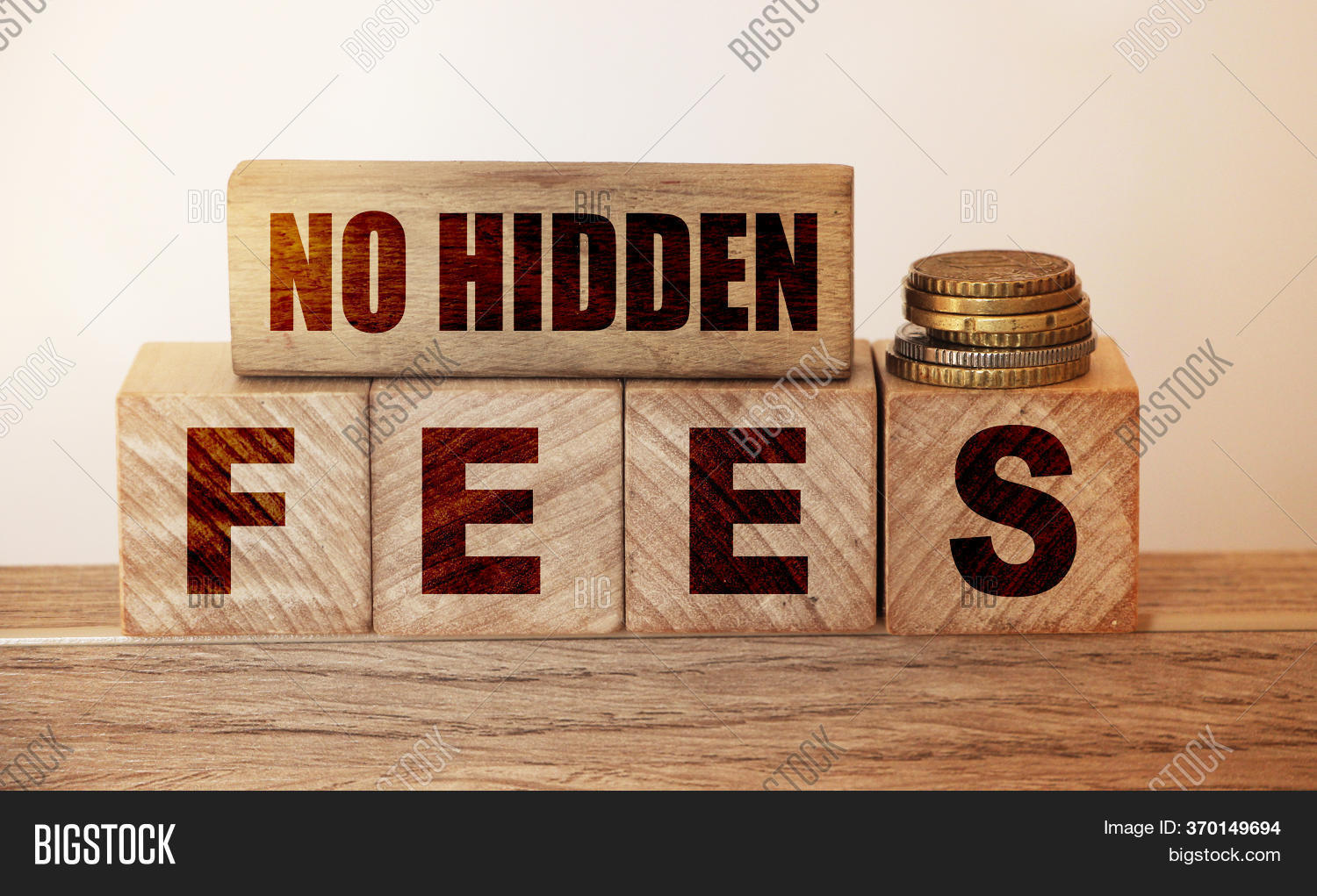 No Hidden Fees Word Image & Photo (Free Trial) | Bigstock