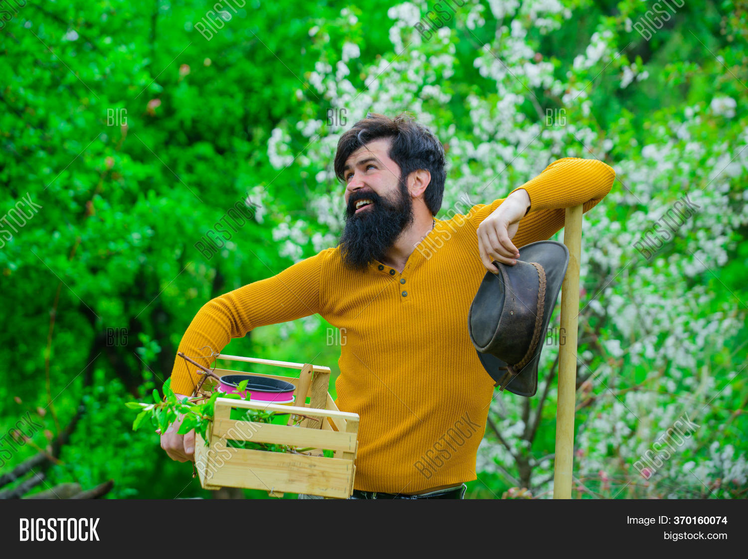Work Garden. Farmer Image & Photo (Free Trial) | Bigstock