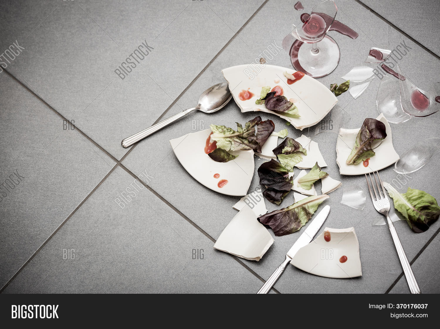 Broken Plate Broken Image & Photo (Free Trial) | Bigstock