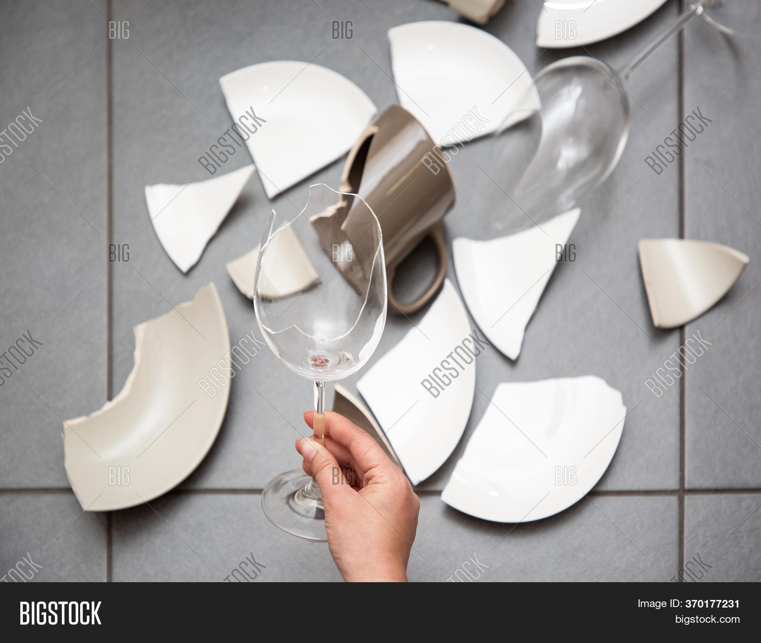 Broken Plate Broken Image & Photo (Free Trial) | Bigstock