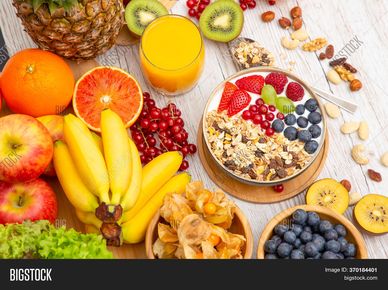 Group Fruits Breakfast Image & Photo (Free Trial) | Bigstock