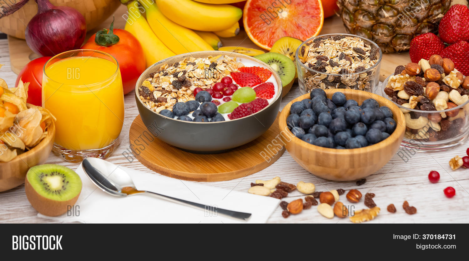 Group Fruits Breakfast Image & Photo (Free Trial) | Bigstock