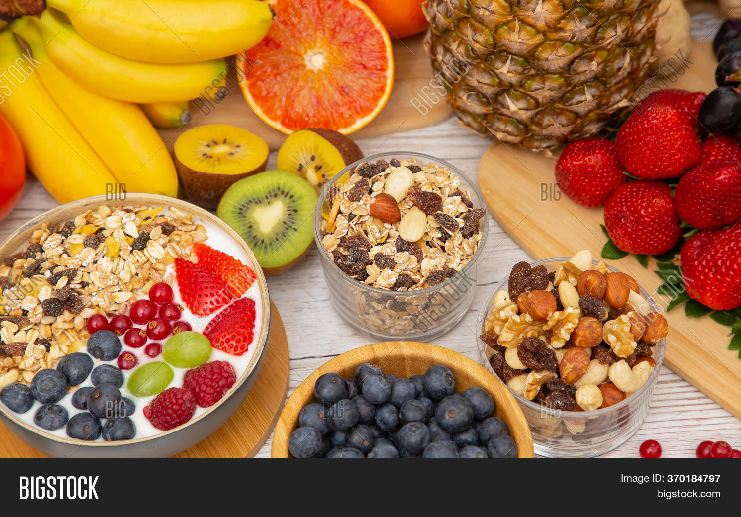 Group Fruits Breakfast Image & Photo (Free Trial) | Bigstock