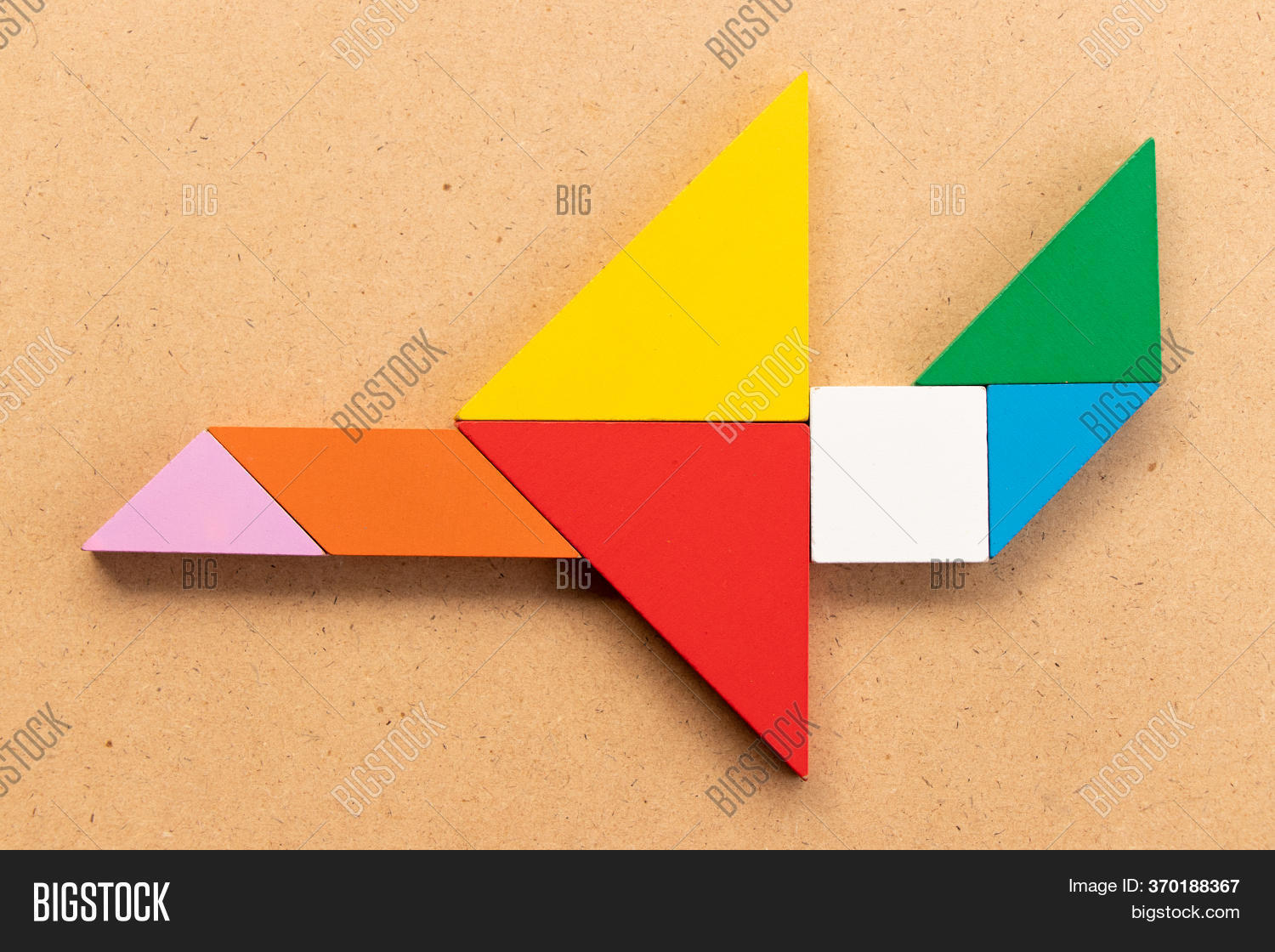 Color Tangram Puzzle Image & Photo (Free Trial) | Bigstock