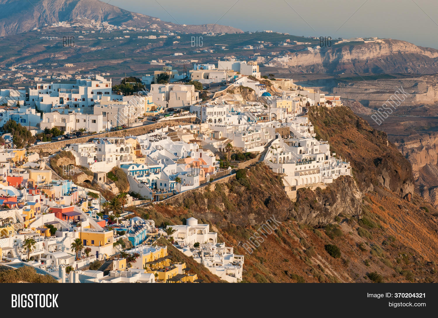 Cityscape Fira Town Image & Photo (Free Trial) | Bigstock