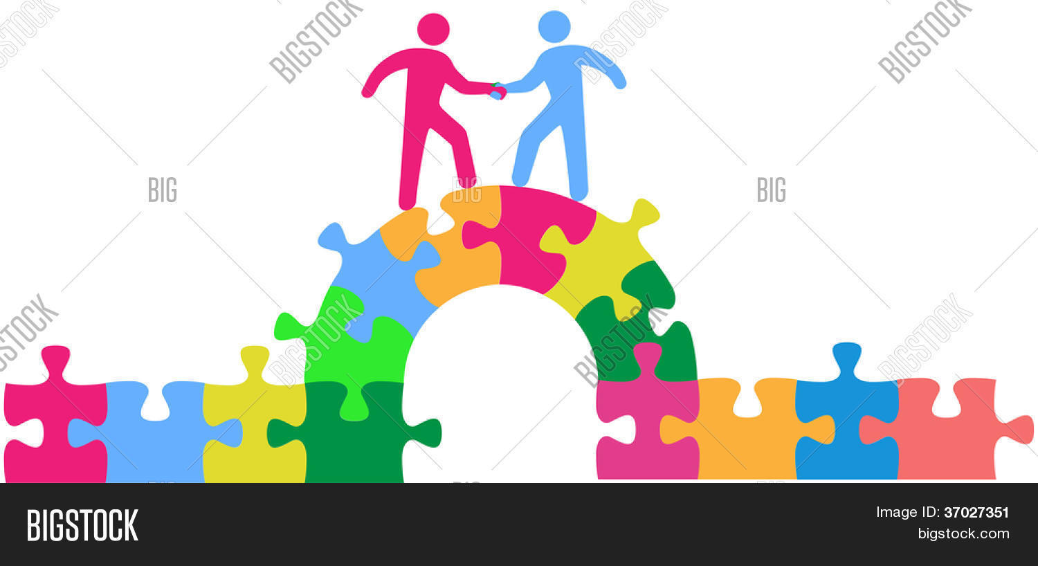 Two People Team Vector & Photo (Free Trial) | Bigstock