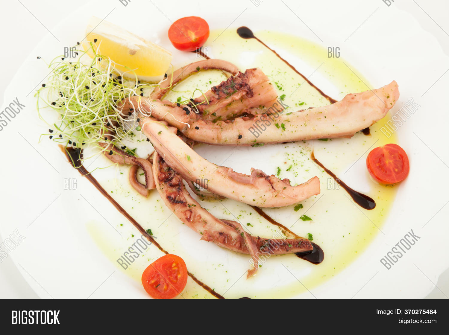 Gourmet Tasty Octopus Image & Photo (Free Trial) | Bigstock