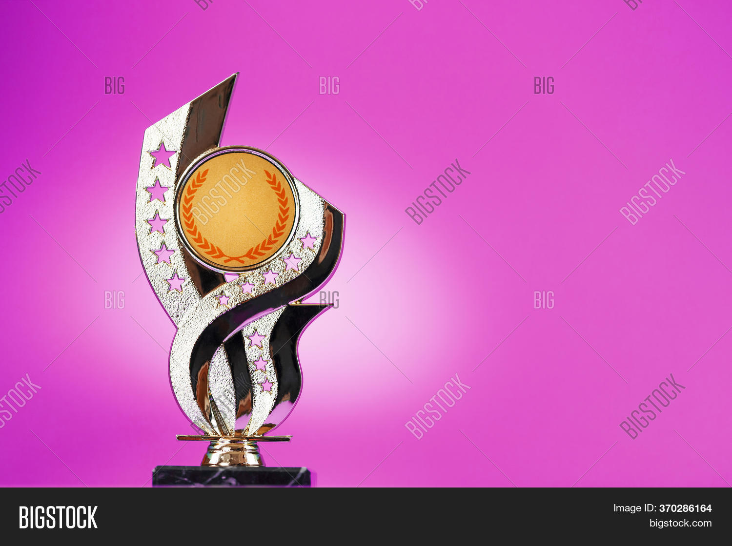 Gold Prize On Pink Image & Photo (Free Trial) | Bigstock