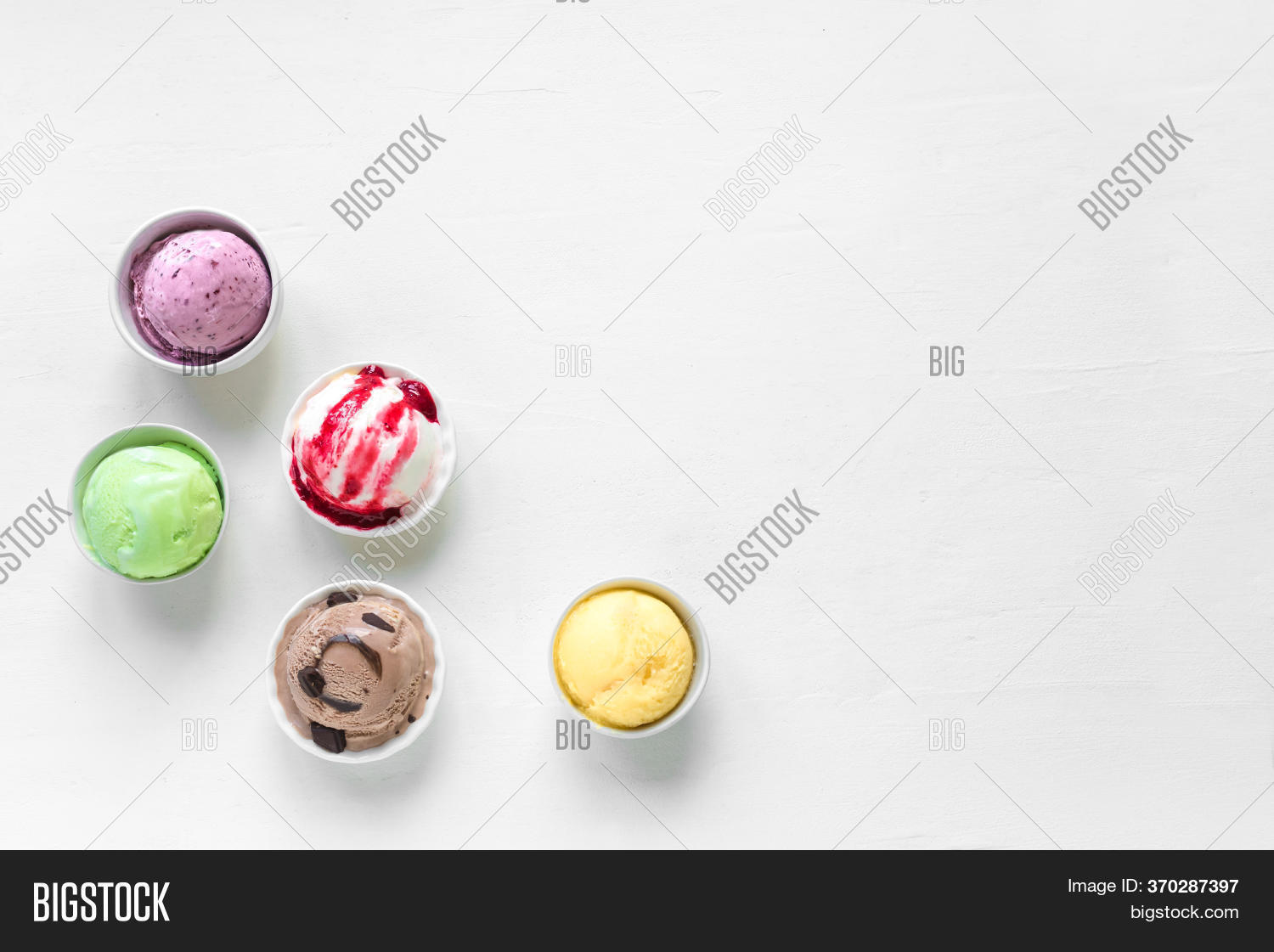 Ice Cream Set Image & Photo (Free Trial) | Bigstock
