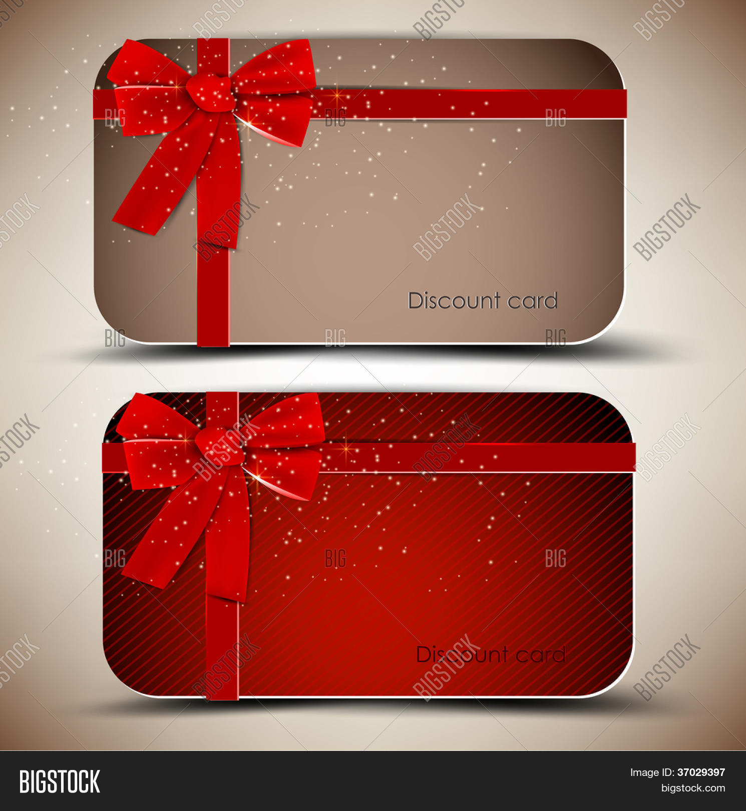 Collection Gift Cards Vector & Photo (Free Trial) | Bigstock