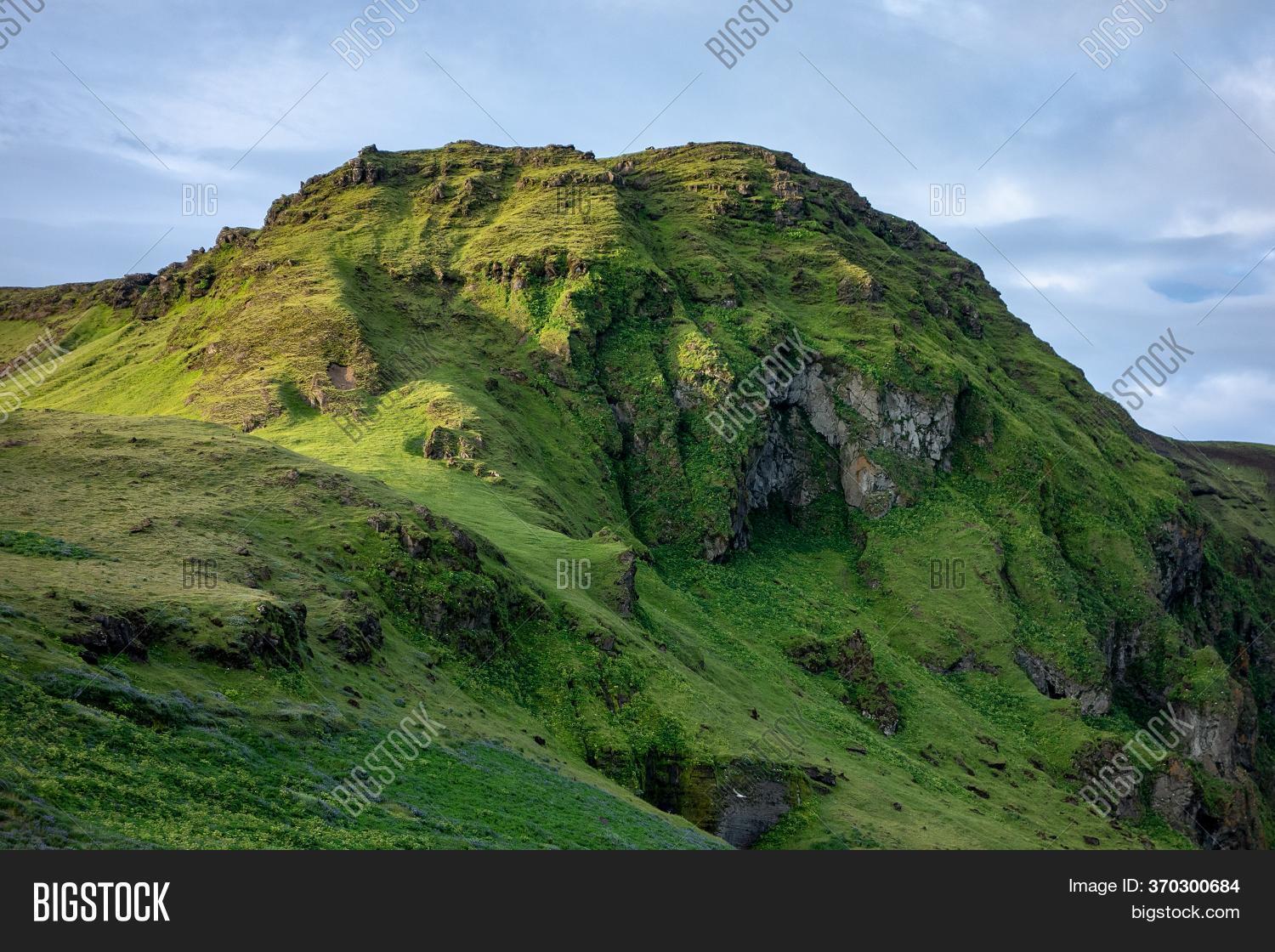 Green Rocky Hill Above Image & Photo (Free Trial) | Bigstock
