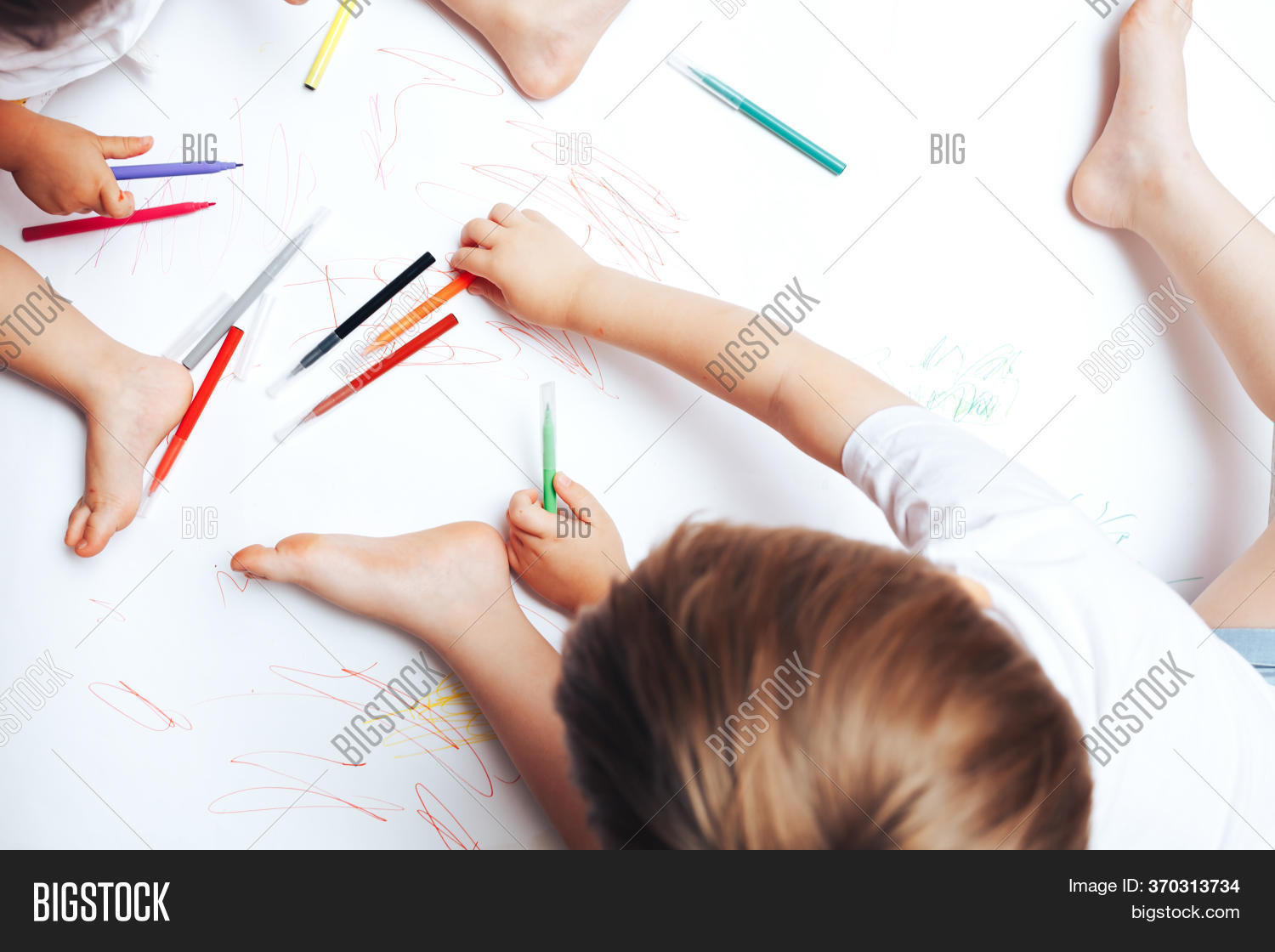 Talented Children Draw Image & Photo (Free Trial) | Bigstock