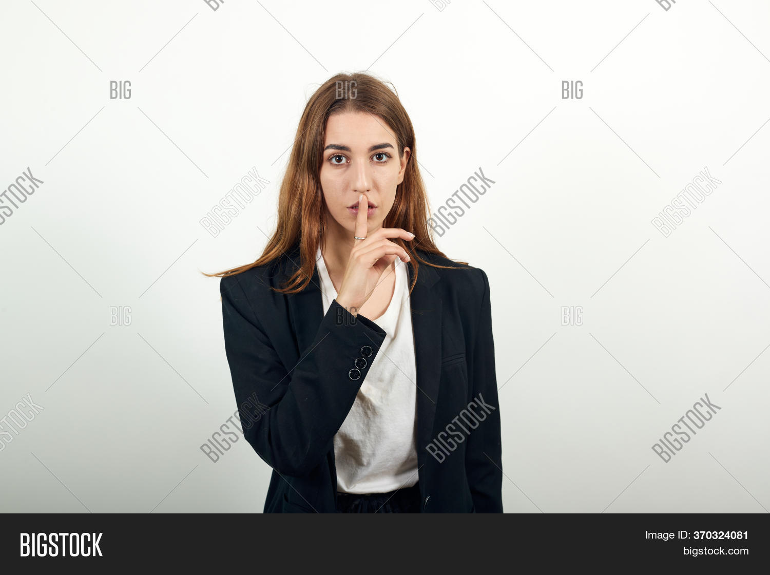 Index Finger On Lips, Image & Photo (Free Trial) | Bigstock