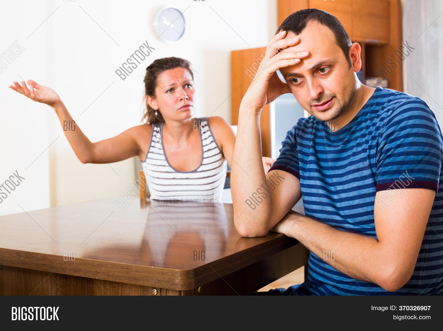 Serious Home Conflict Image & Photo (Free Trial) | Bigstock