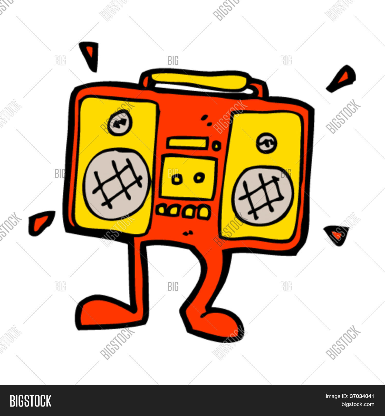 Cartoon Radio Vector & Photo (Free Trial) | Bigstock