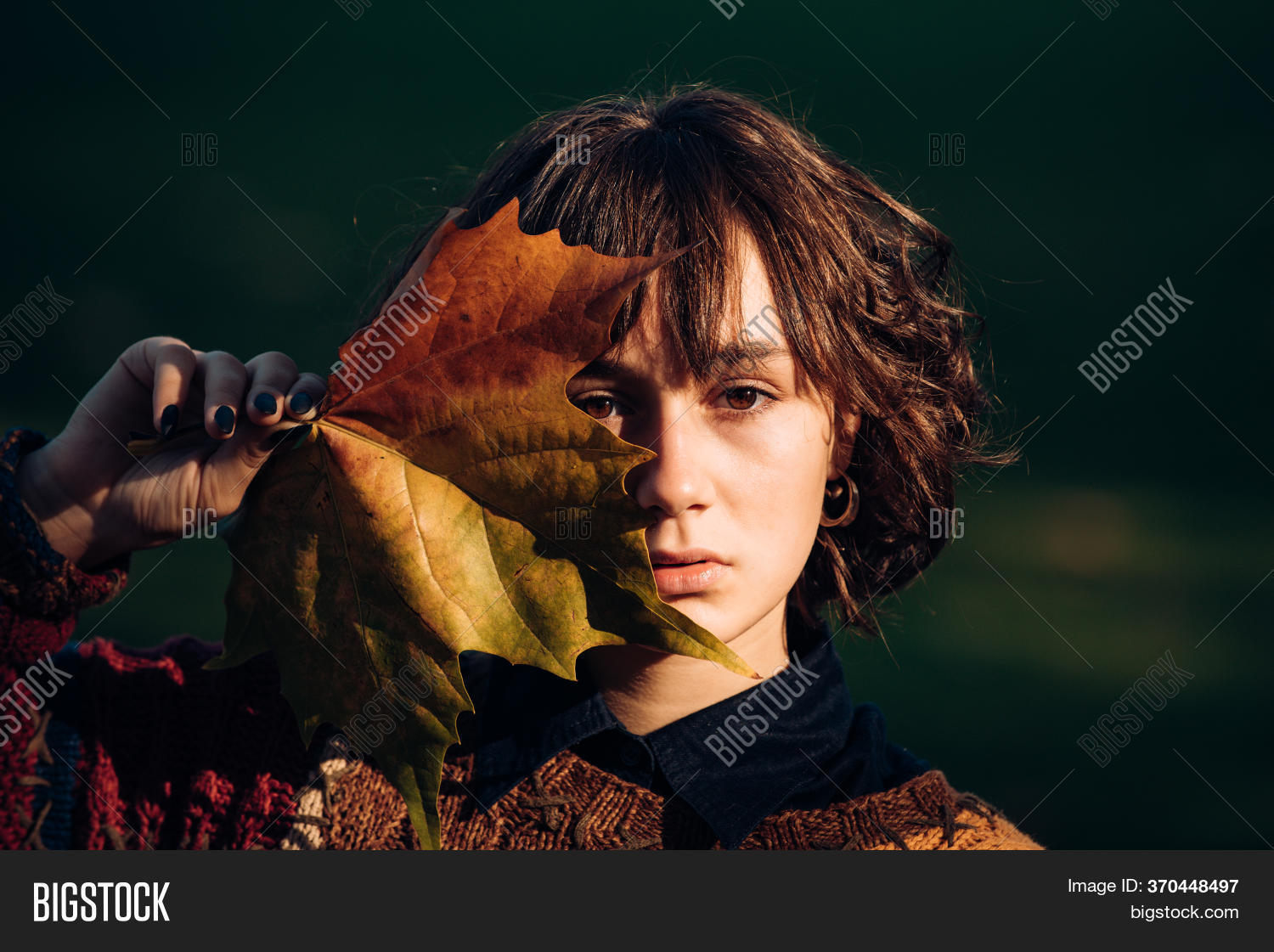 Woman Enjoying Fall Image & Photo (Free Trial) | Bigstock