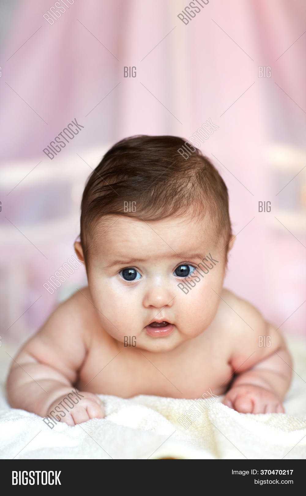 Cute Baby Lying On His Image & Photo (Free Trial) | Bigstock
