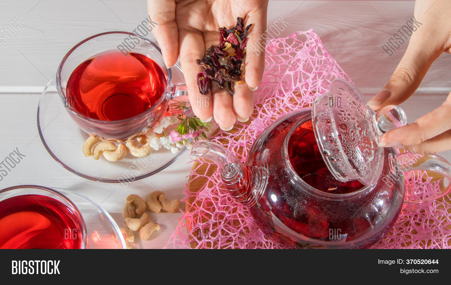Woman Makes Tea. Red Image & Photo (Free Trial) | Bigstock