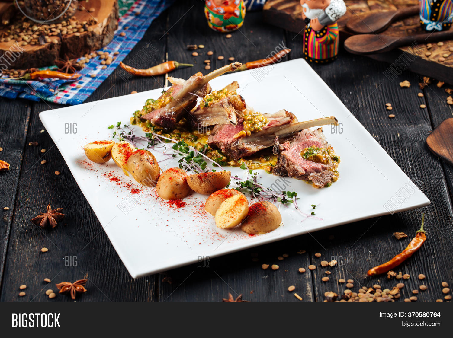 Gourmet Fried Lamb Image & Photo (Free Trial) | Bigstock