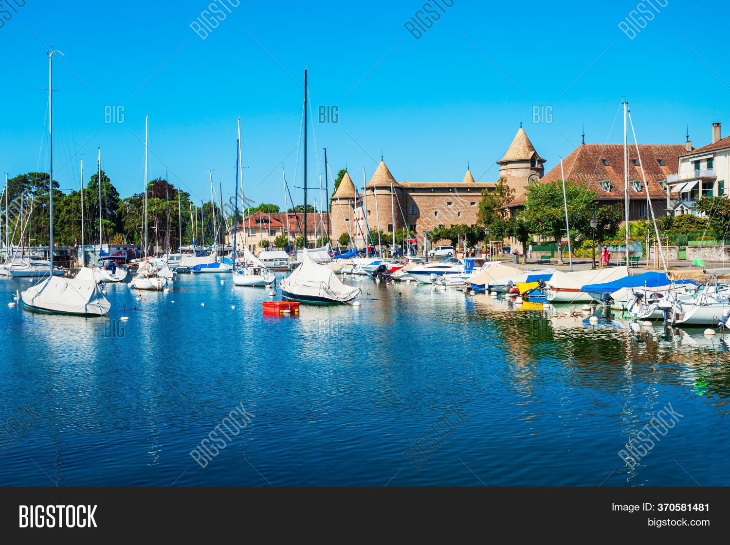 Morges Town On Shores Image & Photo (Free Trial) | Bigstock