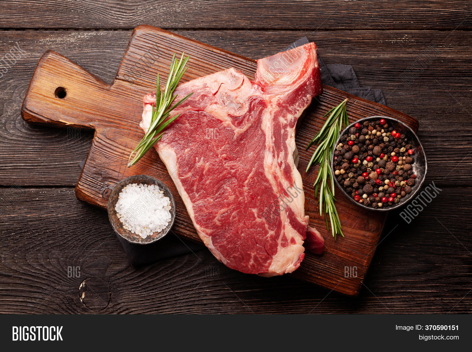 Raw T-bone Beef Steak Image & Photo (Free Trial) | Bigstock