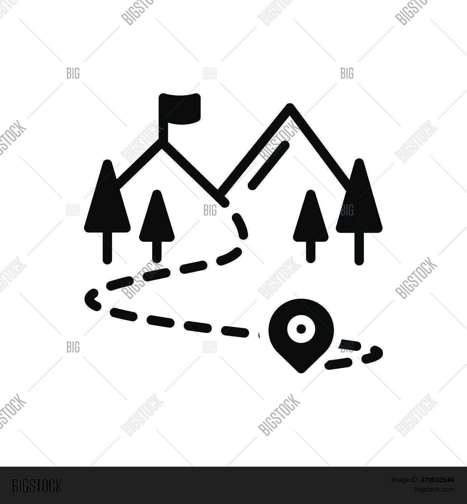 Black Solid Icon End Vector & Photo (Free Trial) | Bigstock