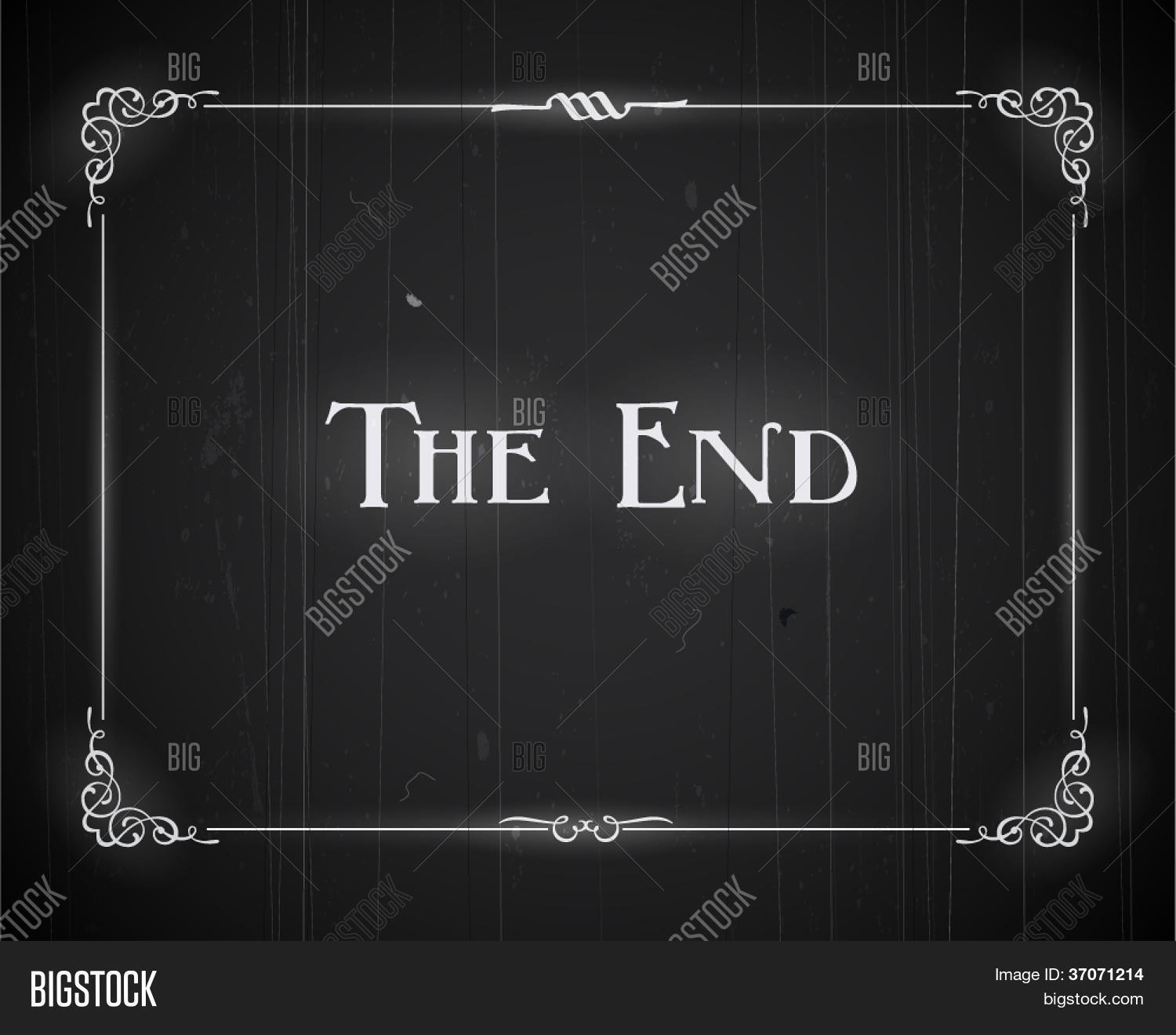 Movie Ending Screen Vector & Photo (Free Trial) | Bigstock
